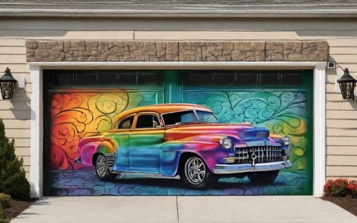 Revitalizing Neighborhoods: Inspiring Garage Door Murals - Garage Door ...