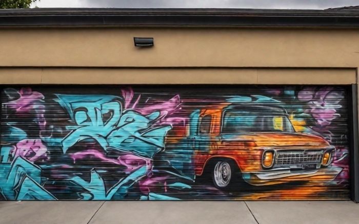 4 Creative Garage Door Murals That Inspire - Garage Door Murals Blog