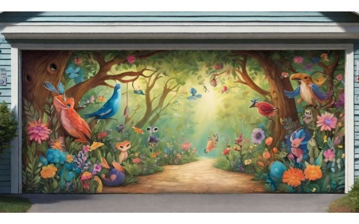 10 Creative Garage Door Mural Ideas - Garage Door Murals Blog