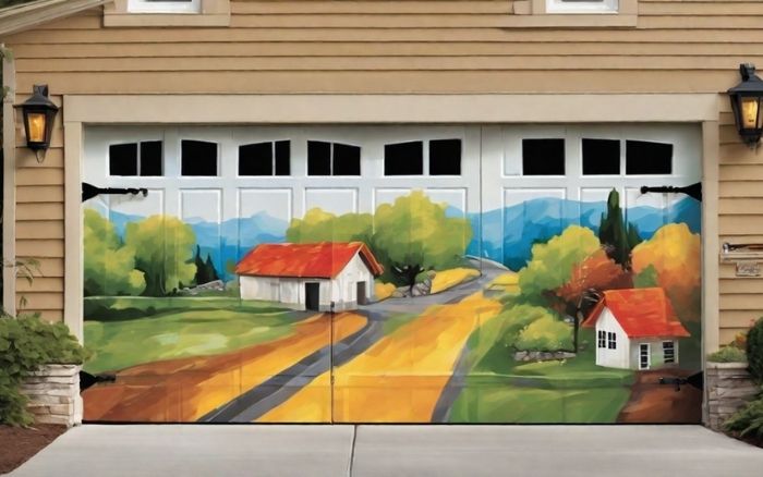 10 Creative Garage Door Mural Ideas - Garage Door Murals Blog