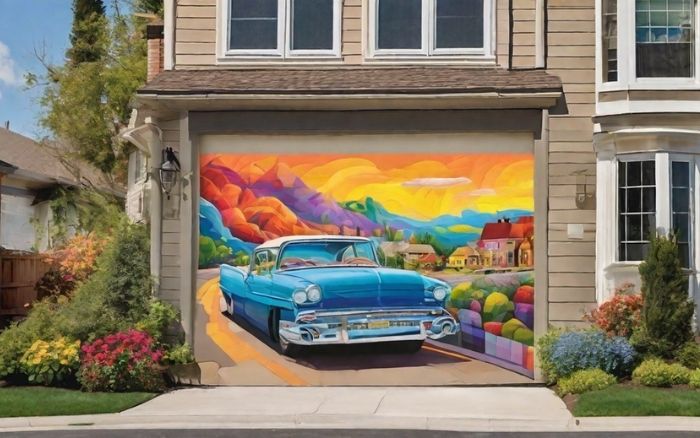 10 Creative Garage Door Mural Ideas - Garage Door Murals Blog