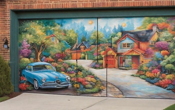 Enhance Your Outdoor Space With Custom Garage Door Murals - Garage Door ...